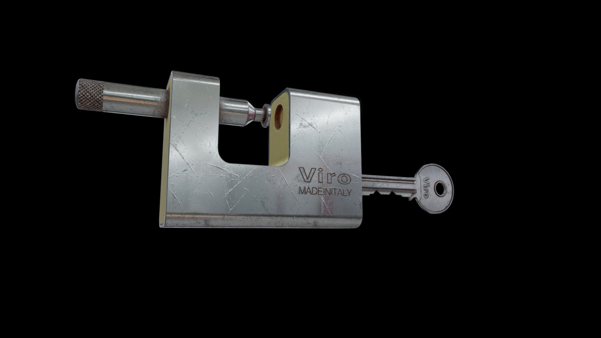ViroPadlock - 3D model by HussAU [91f7dde] - Sketchfab