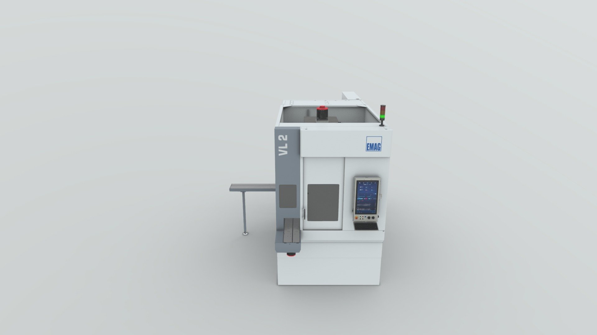 VL 2 Vertical Turning Machine - 3D model by emag [91f9222] - Sketchfab