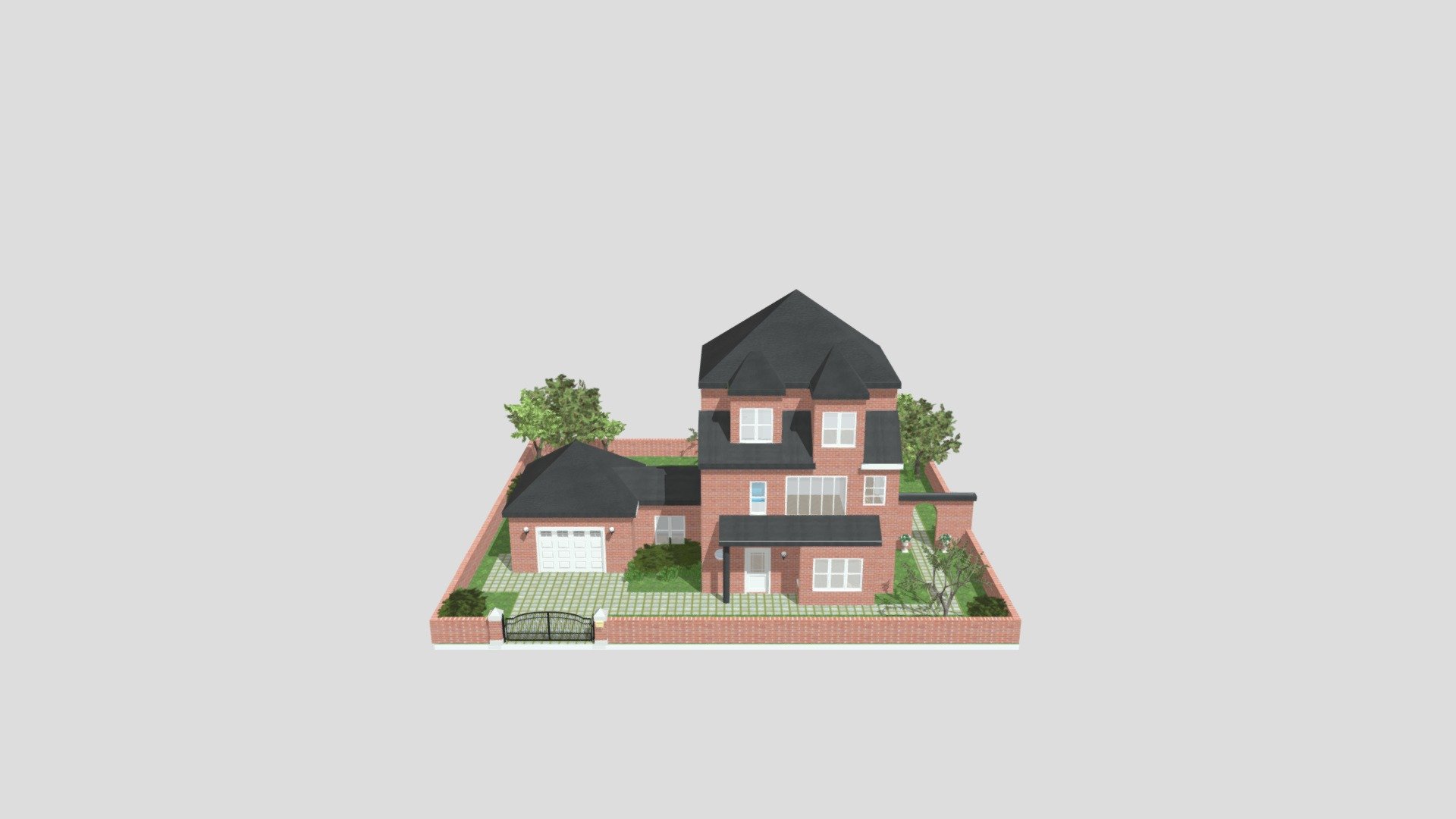 Family Home - Download Free 3D model by Home Design 3D (@homedesign3d ...