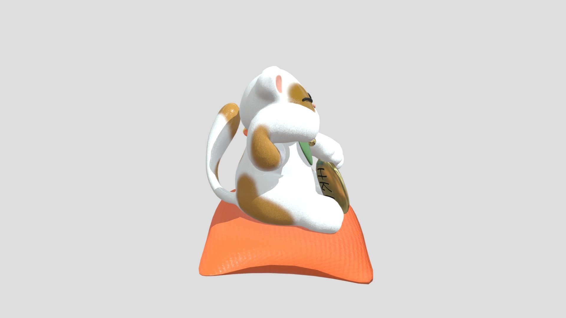 Cute Character - Fortune Cat - 3D model by jorjanotman [91faf9f ...