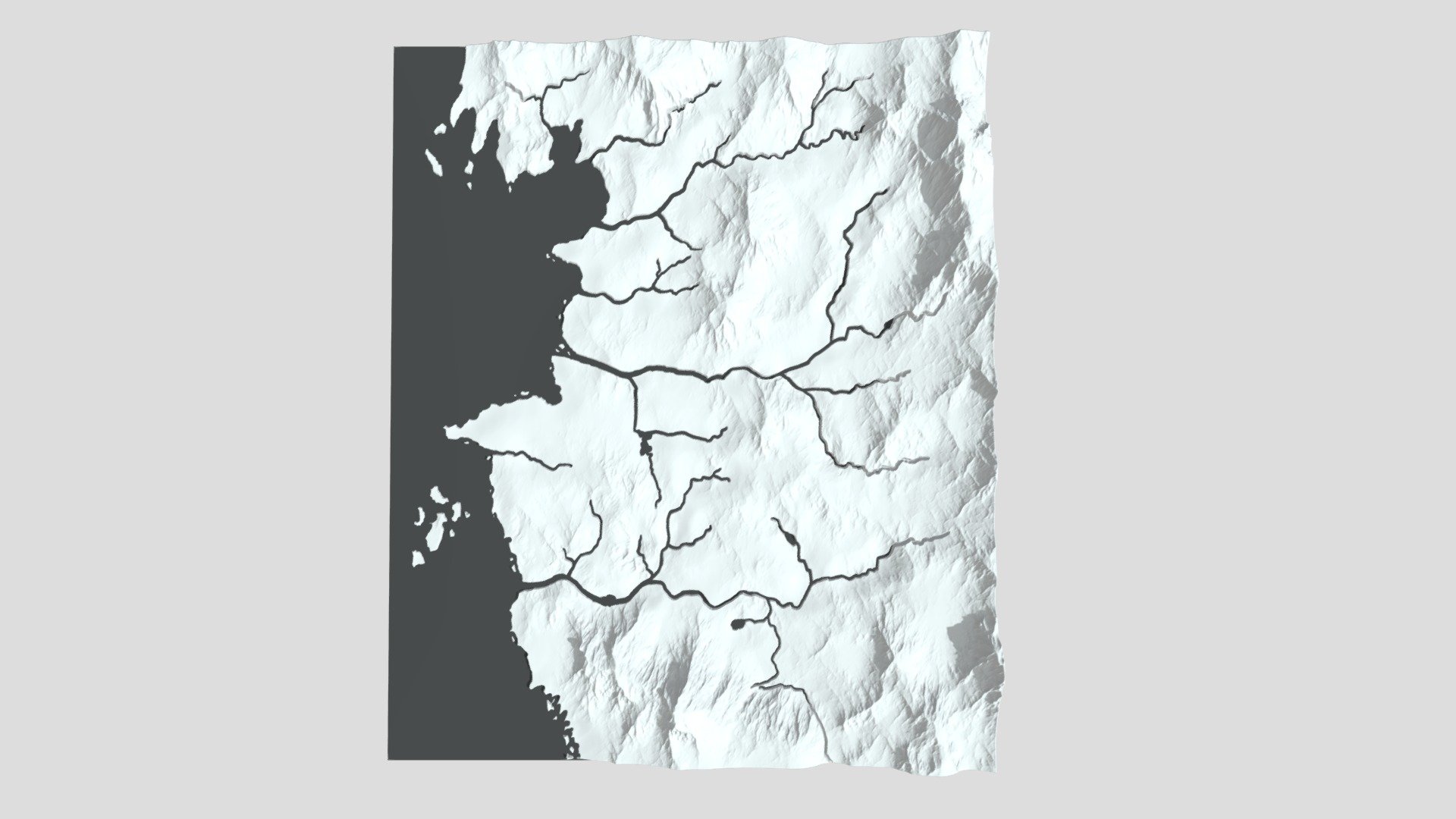 The Witcher 3D Map - Download Free 3D model by Lugremg [91fb198 ...