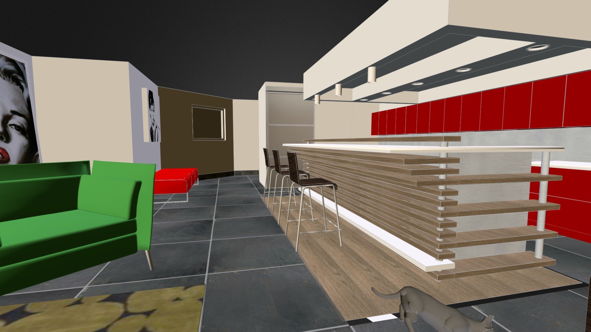 Floor Plan Test - 3D model by atbstudio [91fbf07] - Sketchfab