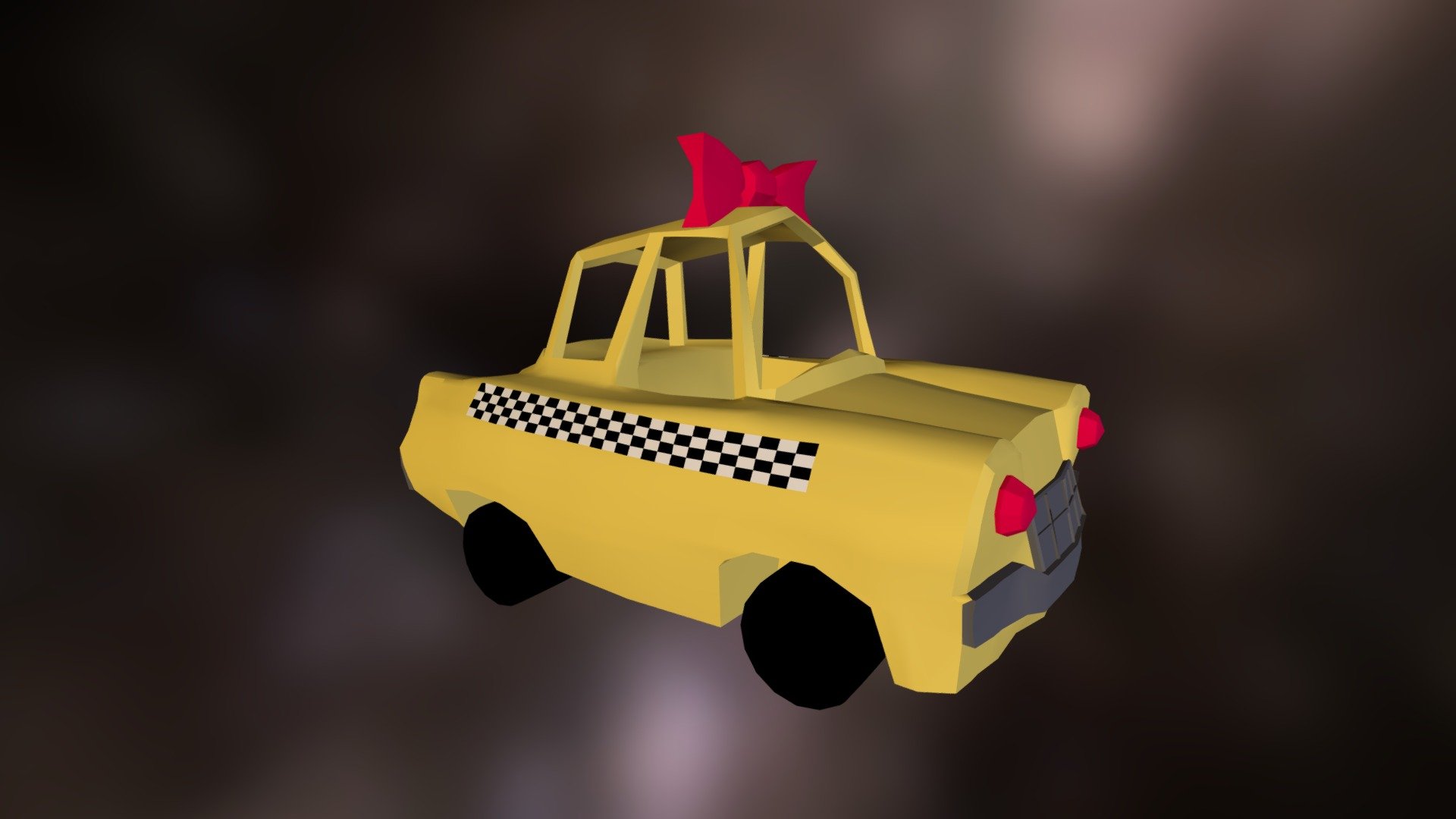 HelloKitty_Taxi - 3D model by camillethivierge [91fc85d] - Sketchfab