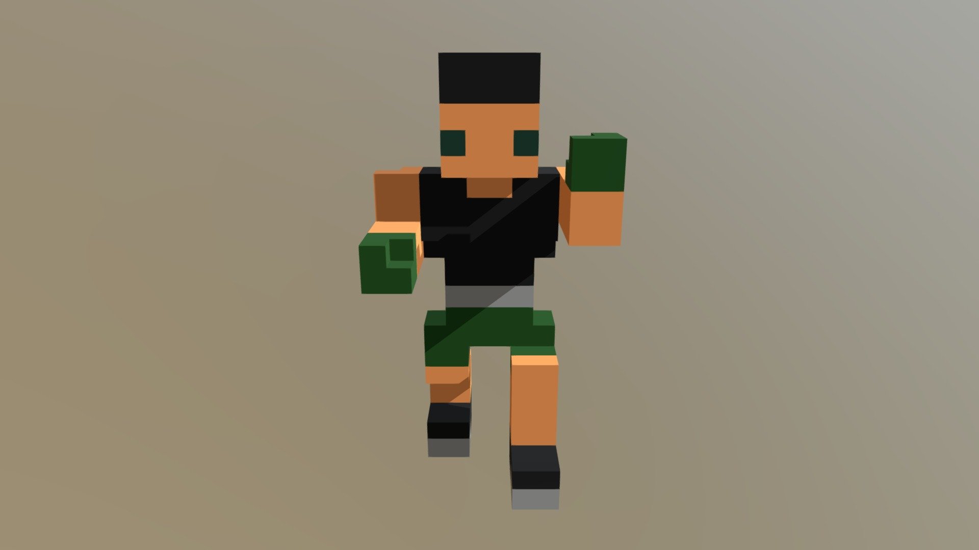 Voxel Little Mac - 3D model by osid54 [91fd3ff] - Sketchfab
