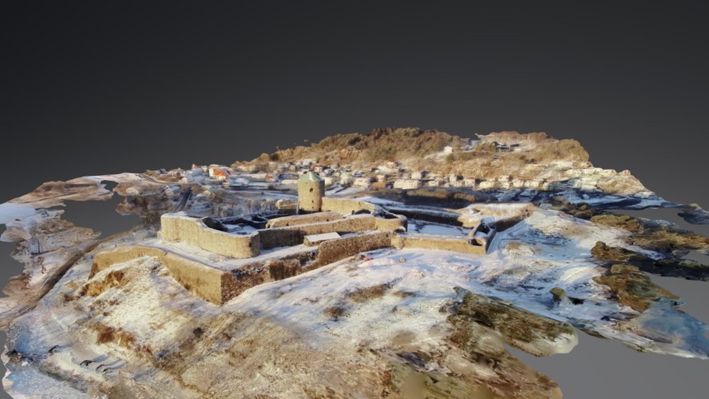 Bohus Castle Winter - 3D model by jimiee [91fdc4c] - Sketchfab