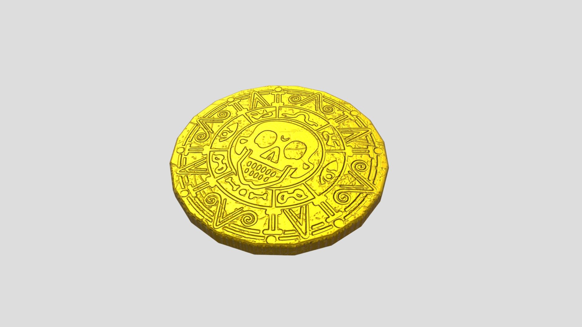 Pirate Coin - 3D model by ChrisRamosGLU [91fe8a6] - Sketchfab