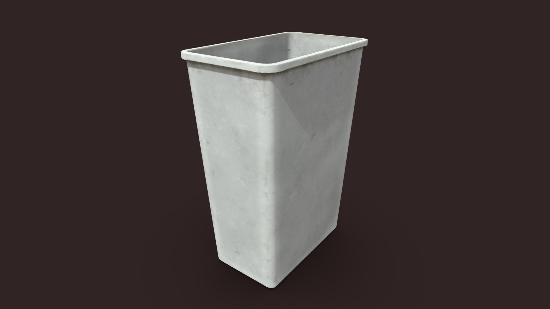 Simple Plastic Garbage Bin - 3D model by Saandy [91ffa01] - Sketchfab
