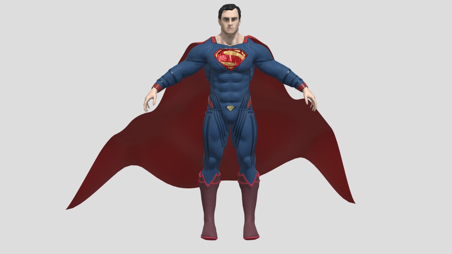 Superman - 3D model by Oppa.Oppa [91fff62] - Sketchfab