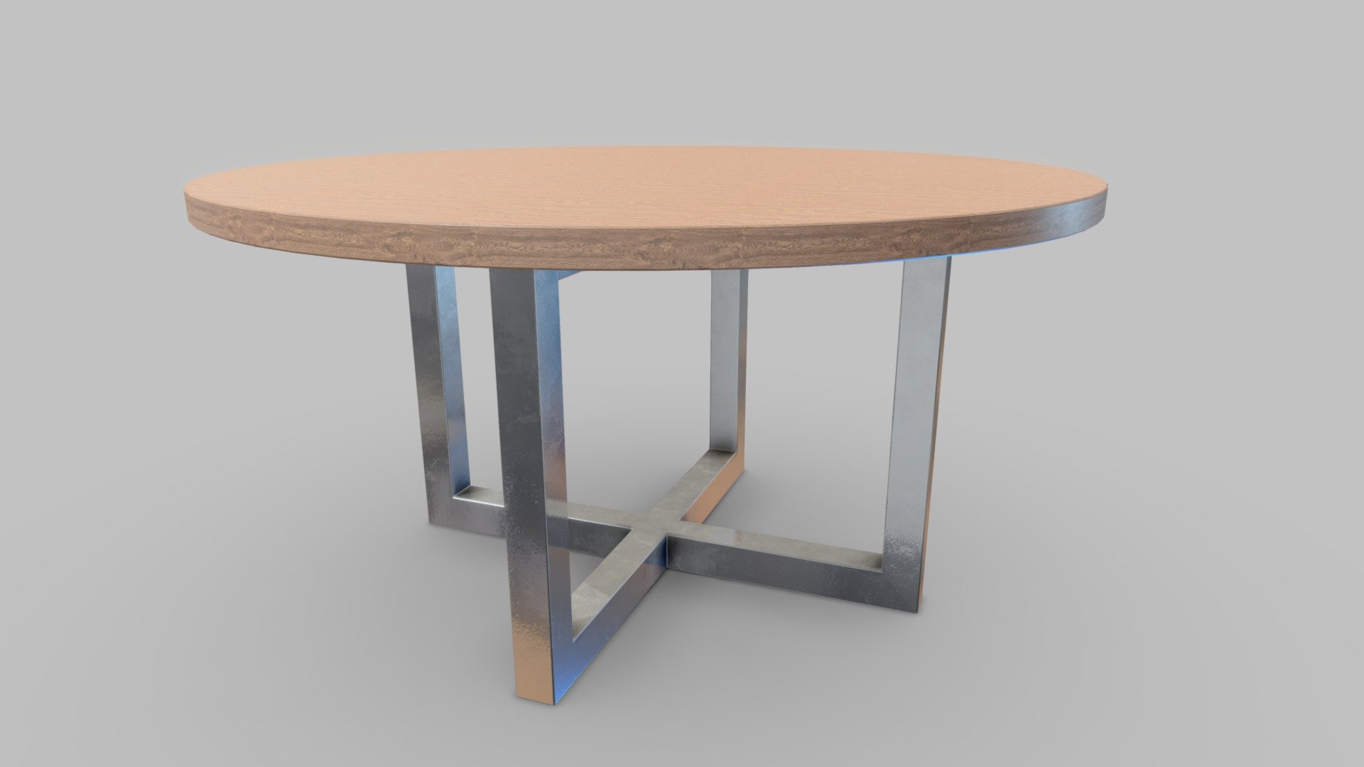 Round Table Low-poly 3D model - Buy Royalty Free 3D model by Andrew ...
