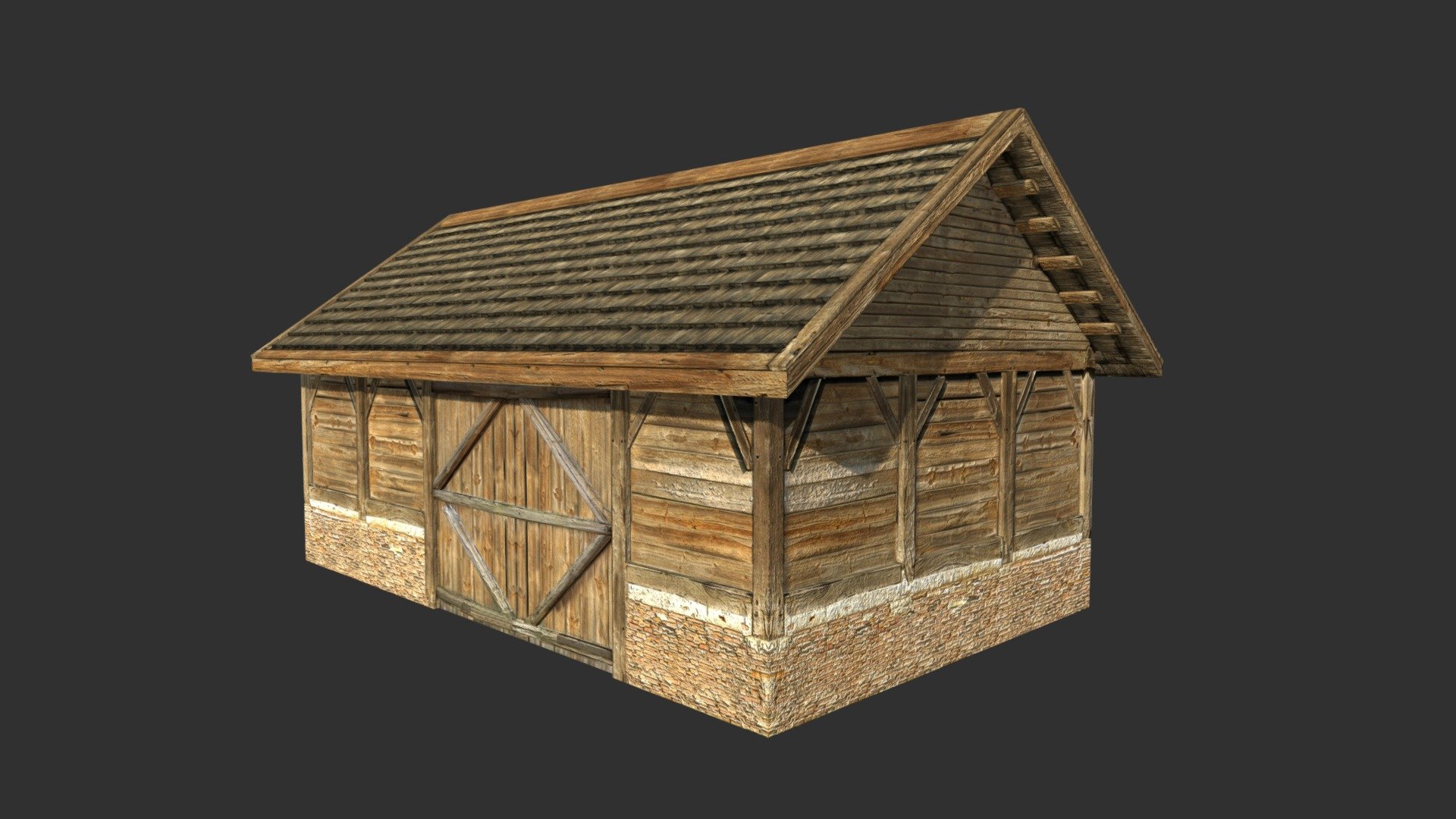 Low Poly Barn - Buy Royalty Free 3D model by danielmikulik [9201674 ...