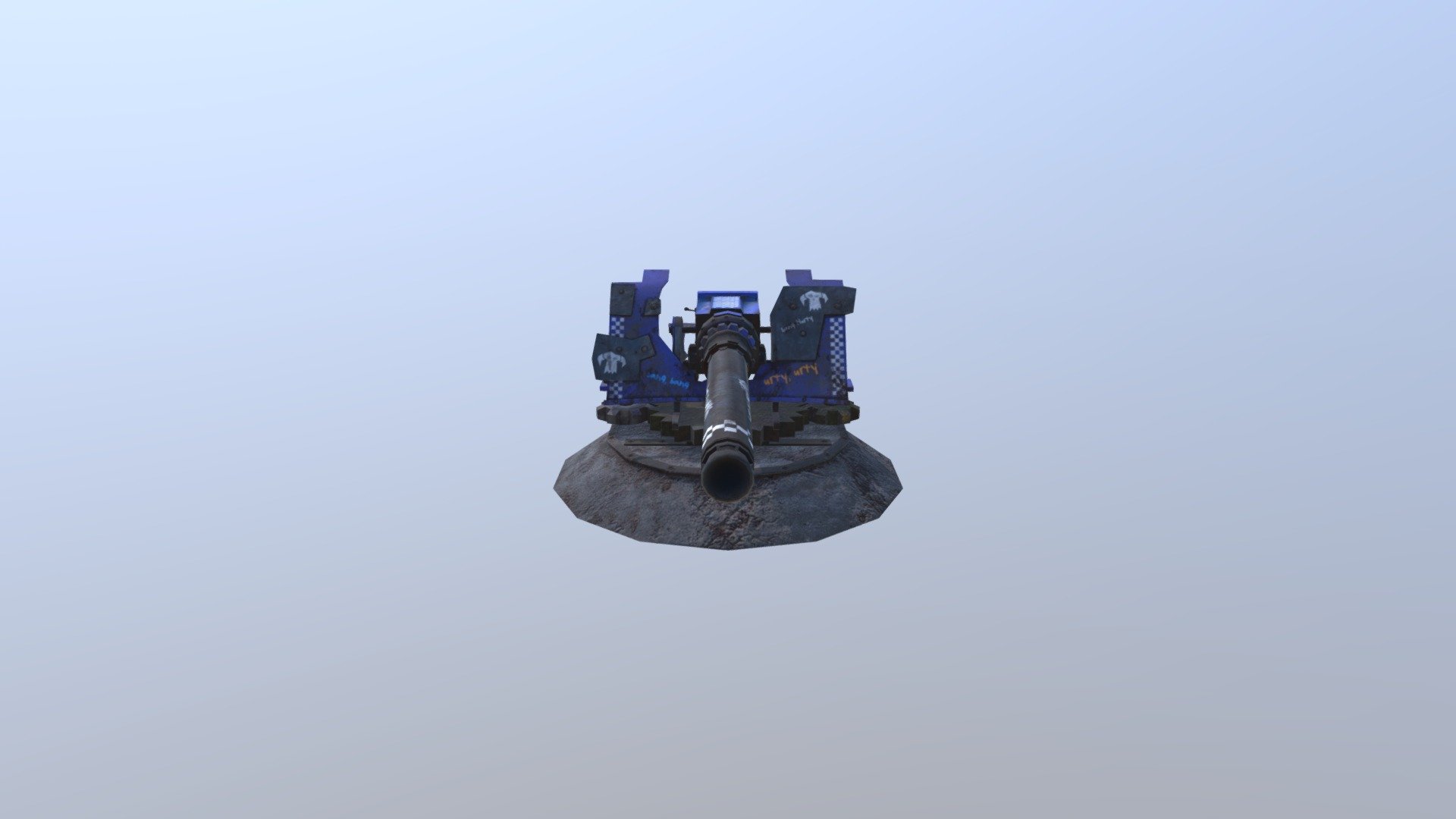 40k Supa Kanon -Deff Skullz - 3D model by speckysimon [9201853] - Sketchfab