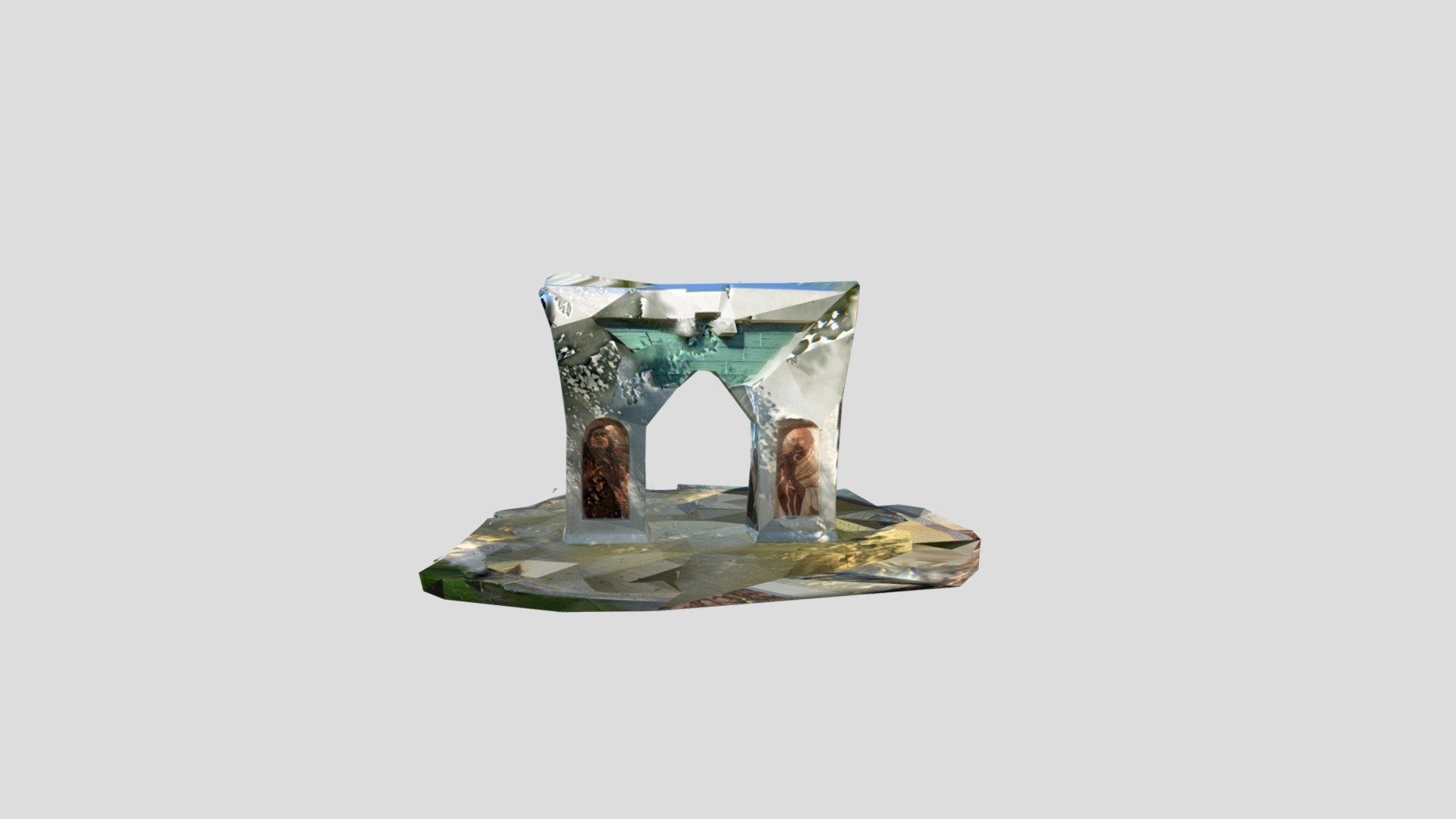 CESAR E CHAVEZ MONUMENT The Arch of Dignity - 3D model by jon.oakes ...