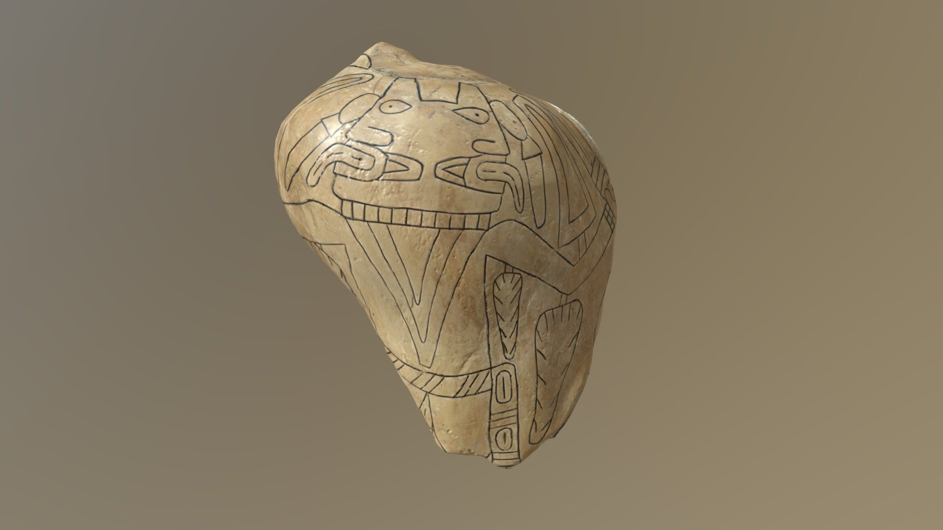 Shell Wedge-Mouth Spirit: Human Form - 3D model by Tesseract Center at ...
