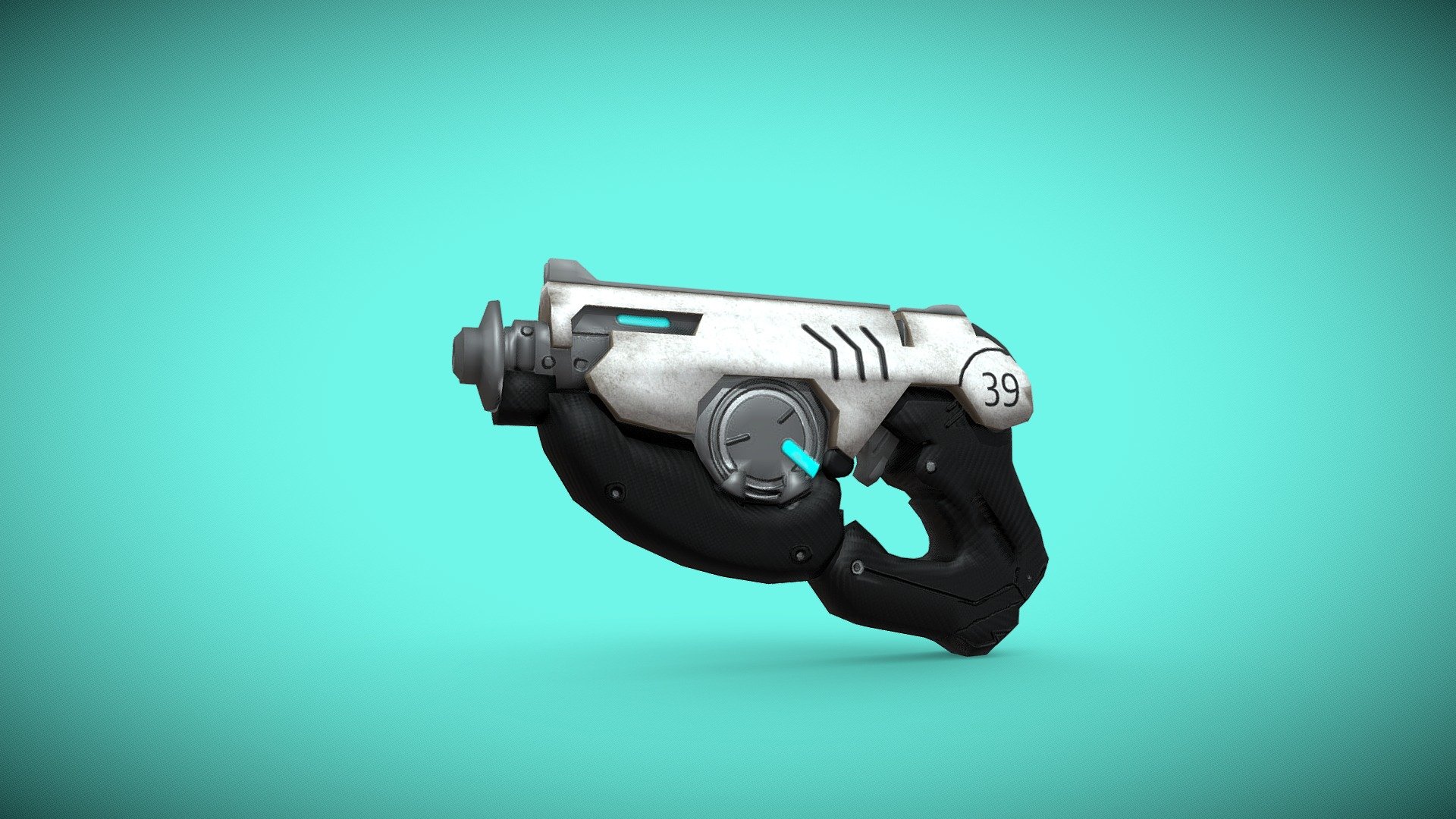 Tracer's Gun Low Poly - 3D model by polbueno0401 [9204c8b] - Sketchfab