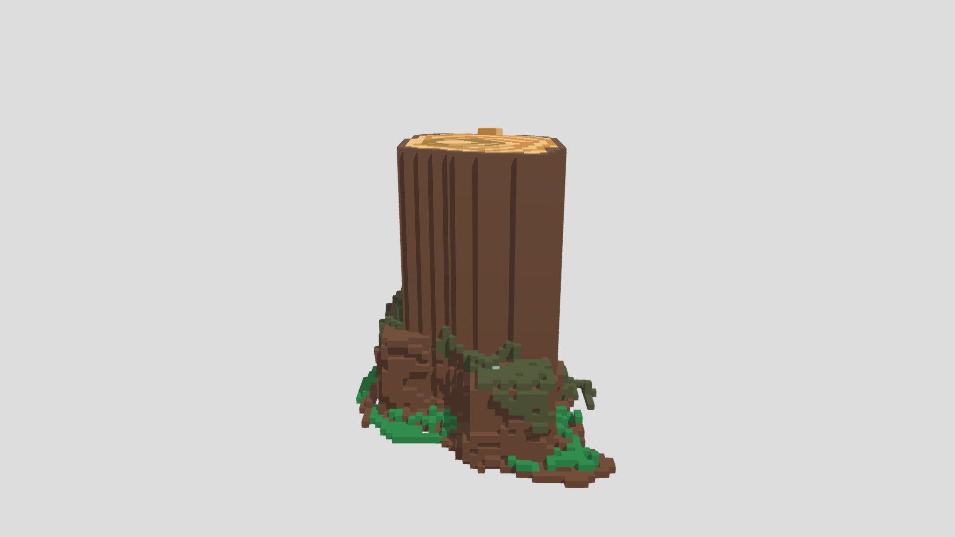tree stump 3D - 3D model by M1FIX_Pixel [9206c81] - Sketchfab