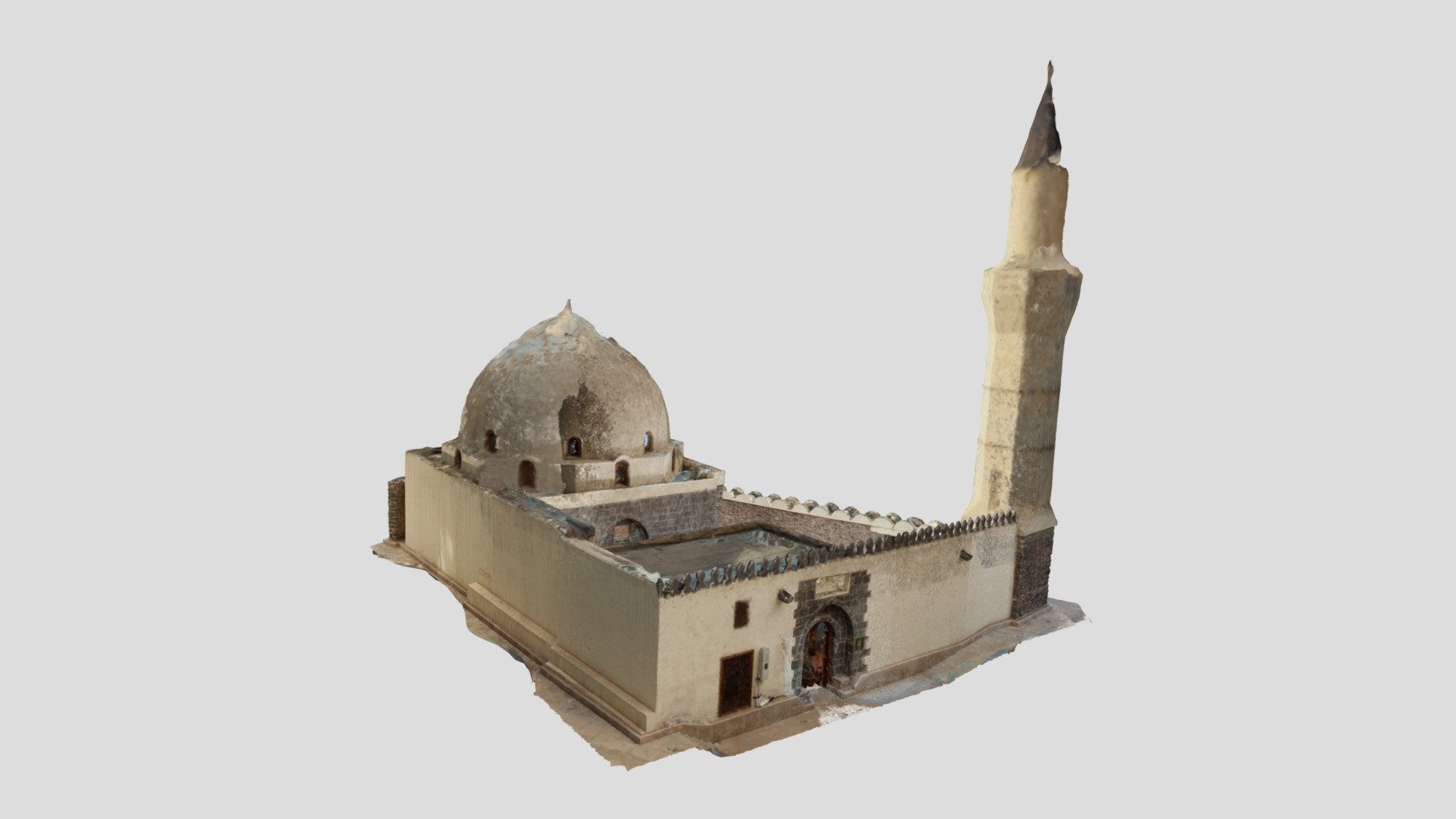 Omar Ibn Khattab Mosque In Madinah - 3D model by Abdelaziz_Mahfuth ...