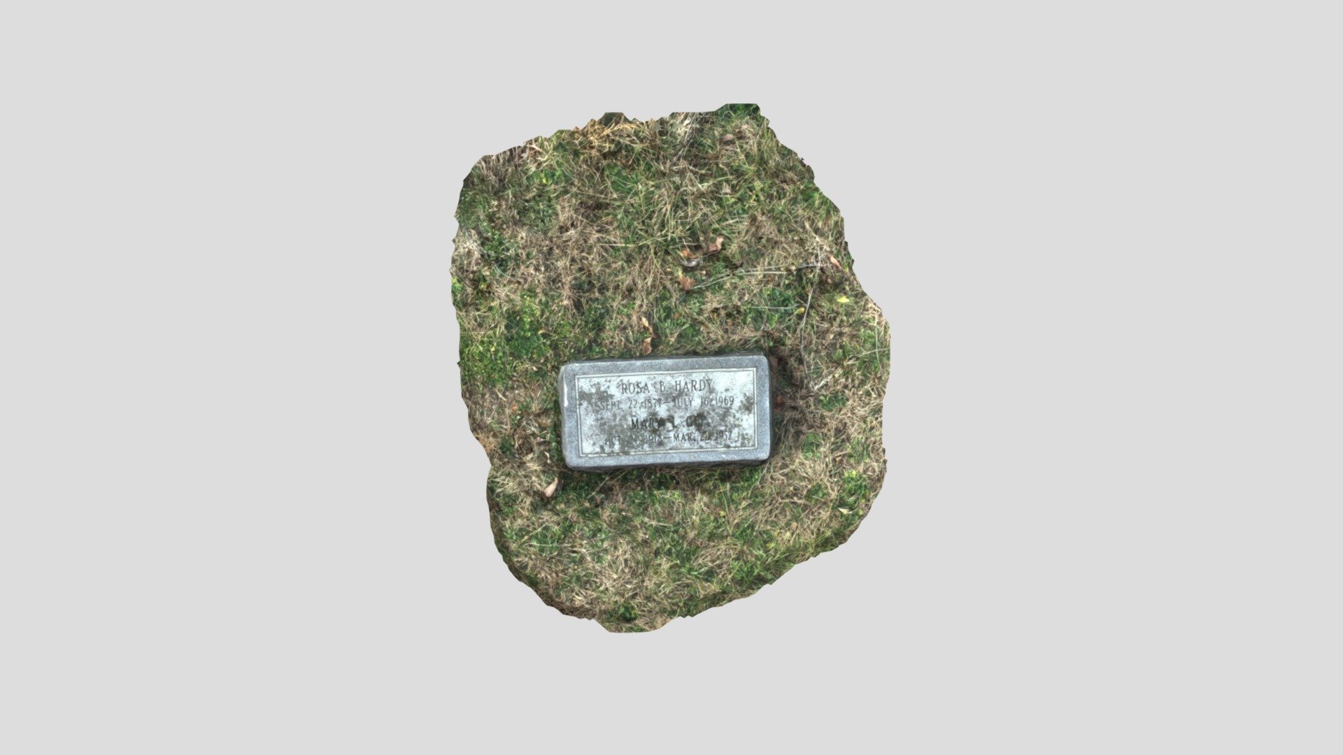 Mary L. Gee Grave Marker - 3D model by Virtual Curation Lab ...