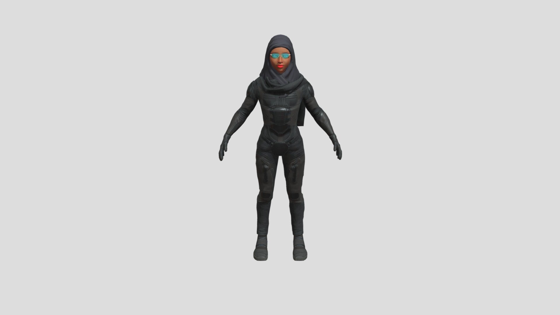 Female Spy in Dune bodysuit - 3D model by Deeola [9207f45] - Sketchfab