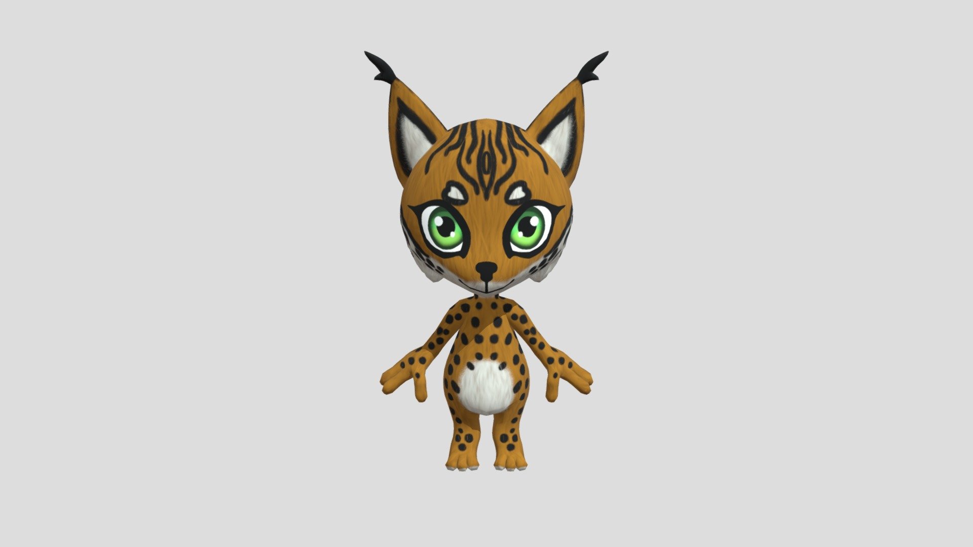 Lynx - Download Free 3D model by Lieuwe (@lieuwelandman) [920811b ...