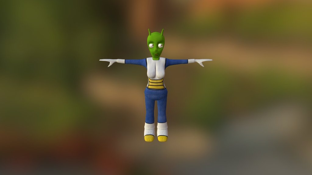 Female Alien - 3D model by kristofflovetec [920908c] - Sketchfab