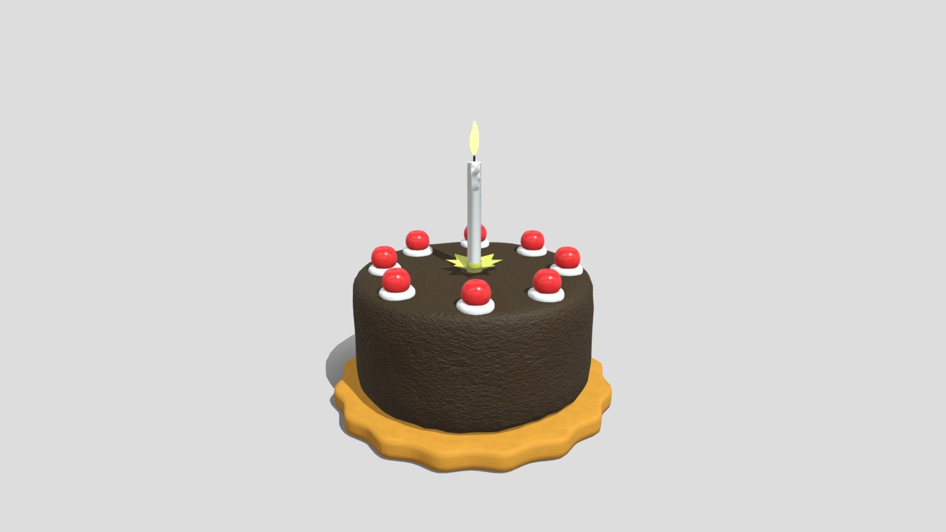 Portal Cake High Poly - 3D model by QuantumBerry [920914a] - Sketchfab