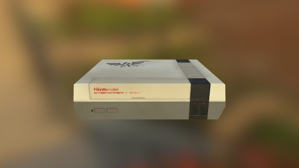Nintendo Entertainment System - 3D model by Marine Anglade ...