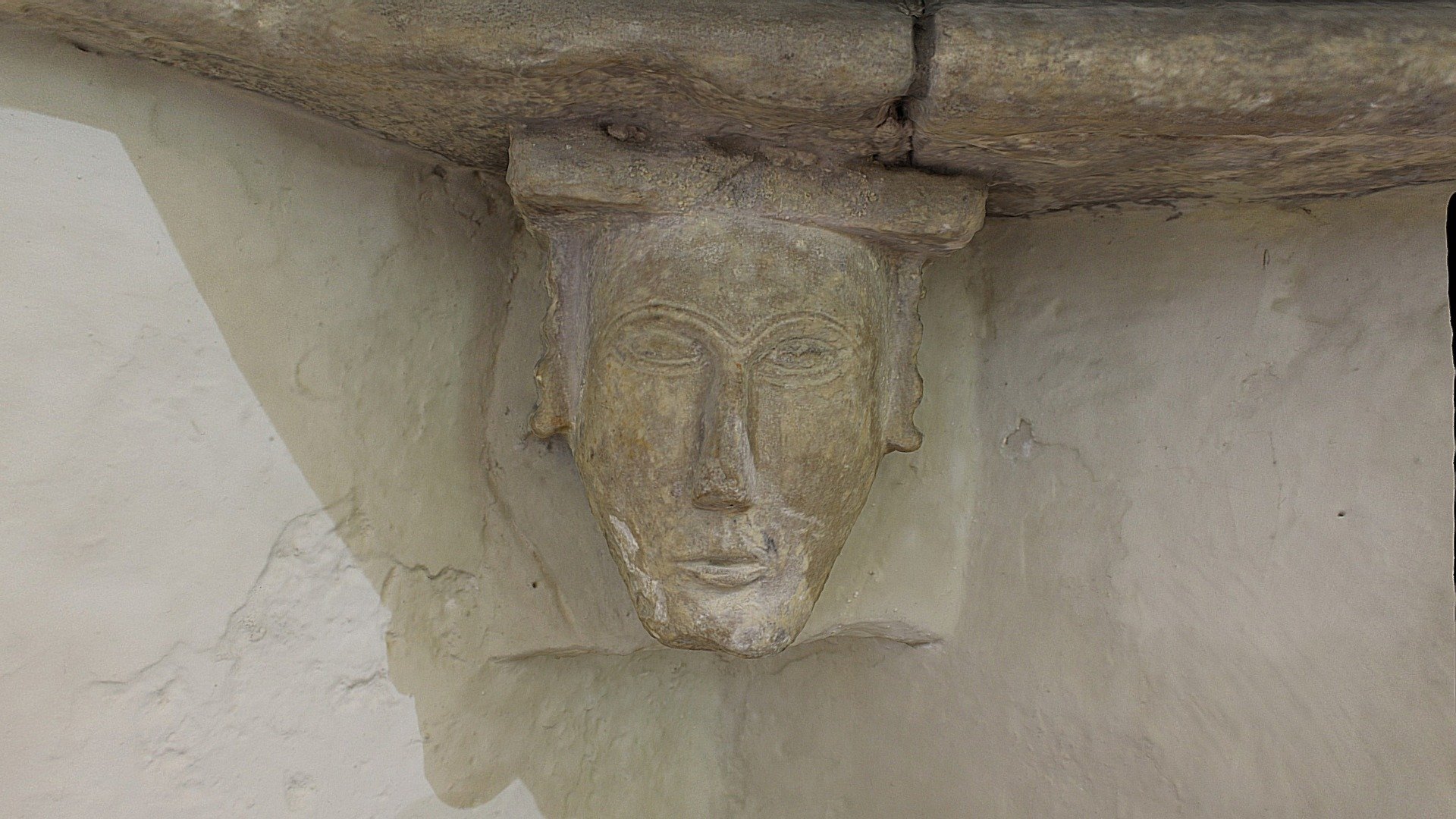 Head Corbel, Upper Hardres Church - 3D model by Kent Archaeological ...
