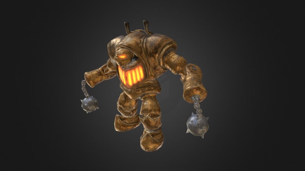 Mech Golem(Sketch Fab) - 3D model by 3diggerart [920b997] - Sketchfab