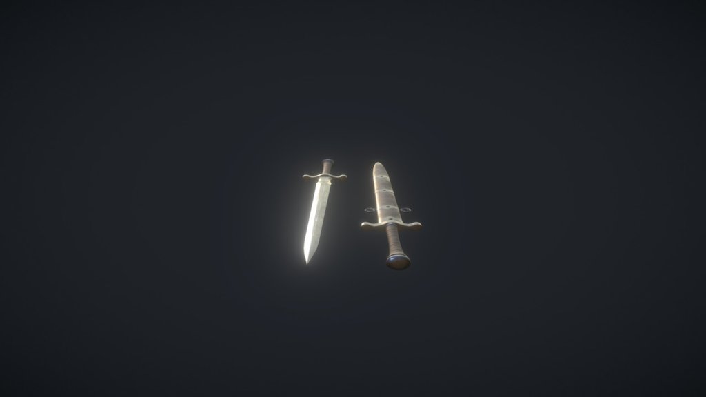 Sword & Sheath - 3D model by Rolland Devera (@reon1996) [920cde4 ...