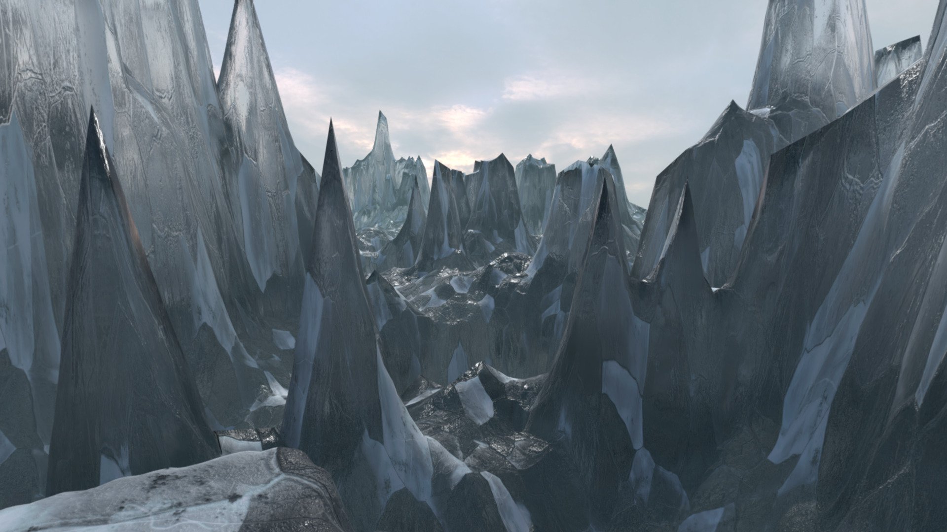Icescape 2 Alien Moon Top - Download Free 3D model by Luis Vidal (@Luis ...
