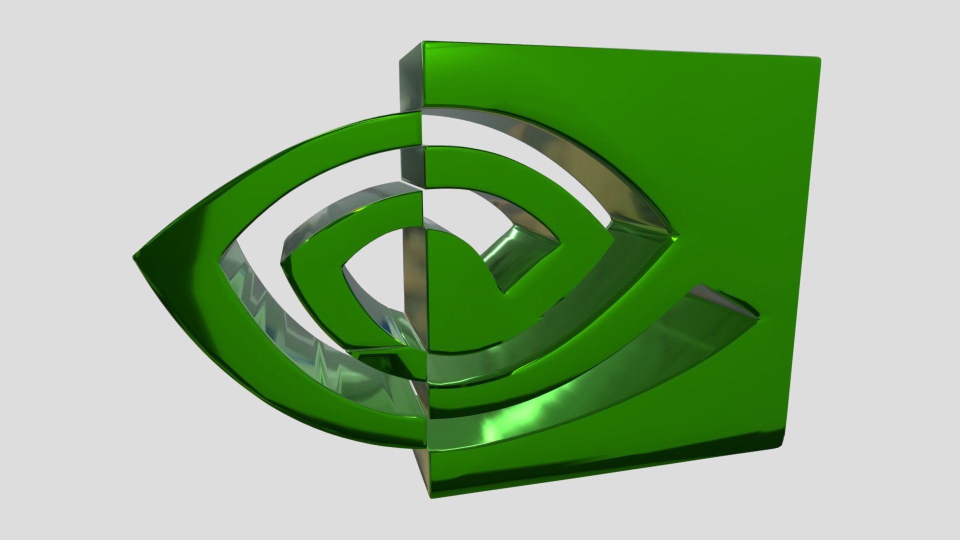 Nvidia Logo.Free, high polly - Download Free 3D model by warzone110205 ...