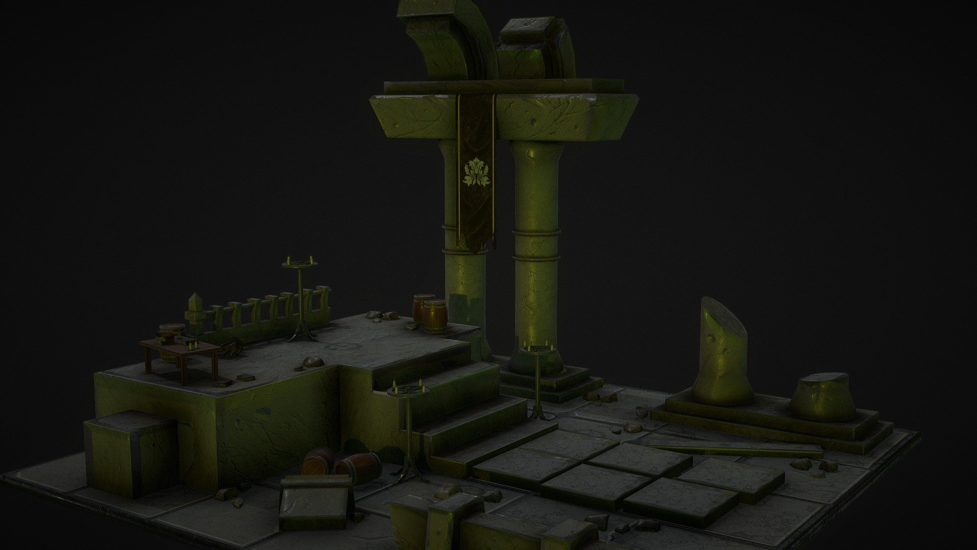 Mini Environment Dungeon - 3D model by Todor Malakchiev ...