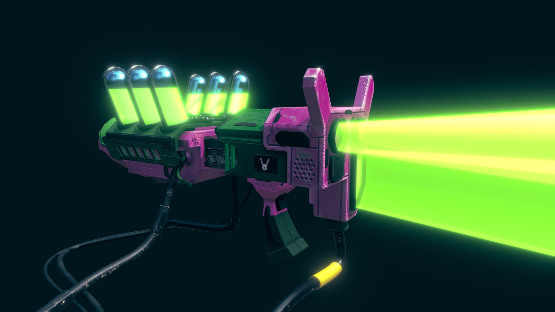 Radioactive gun - 3D model by laureathenaelle [9210eb3] - Sketchfab