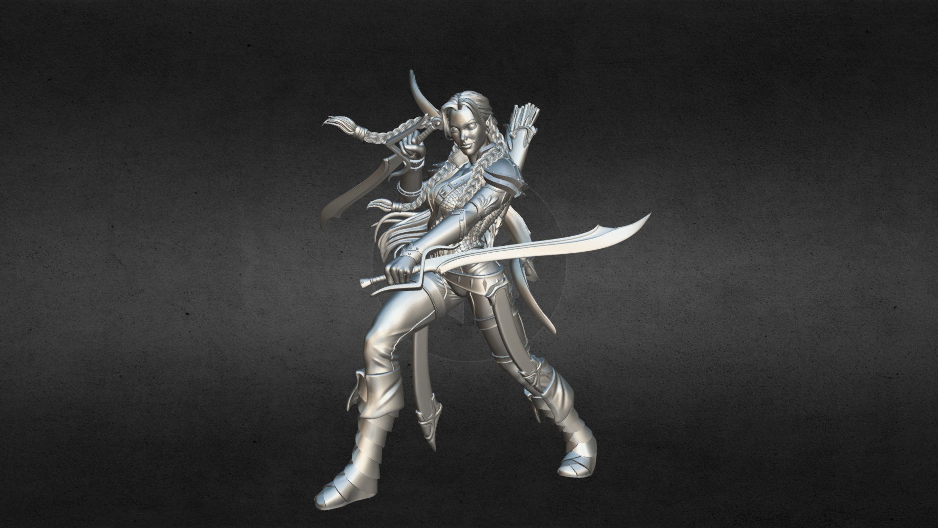 Sword & Sorcery - Artemis (Hunter Hero) - 3D model by Ares Games ...