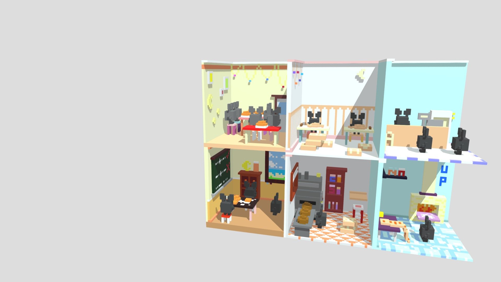 Voxelart | Mooncake Festives - 3D model by haymieyu.design [921321e ...