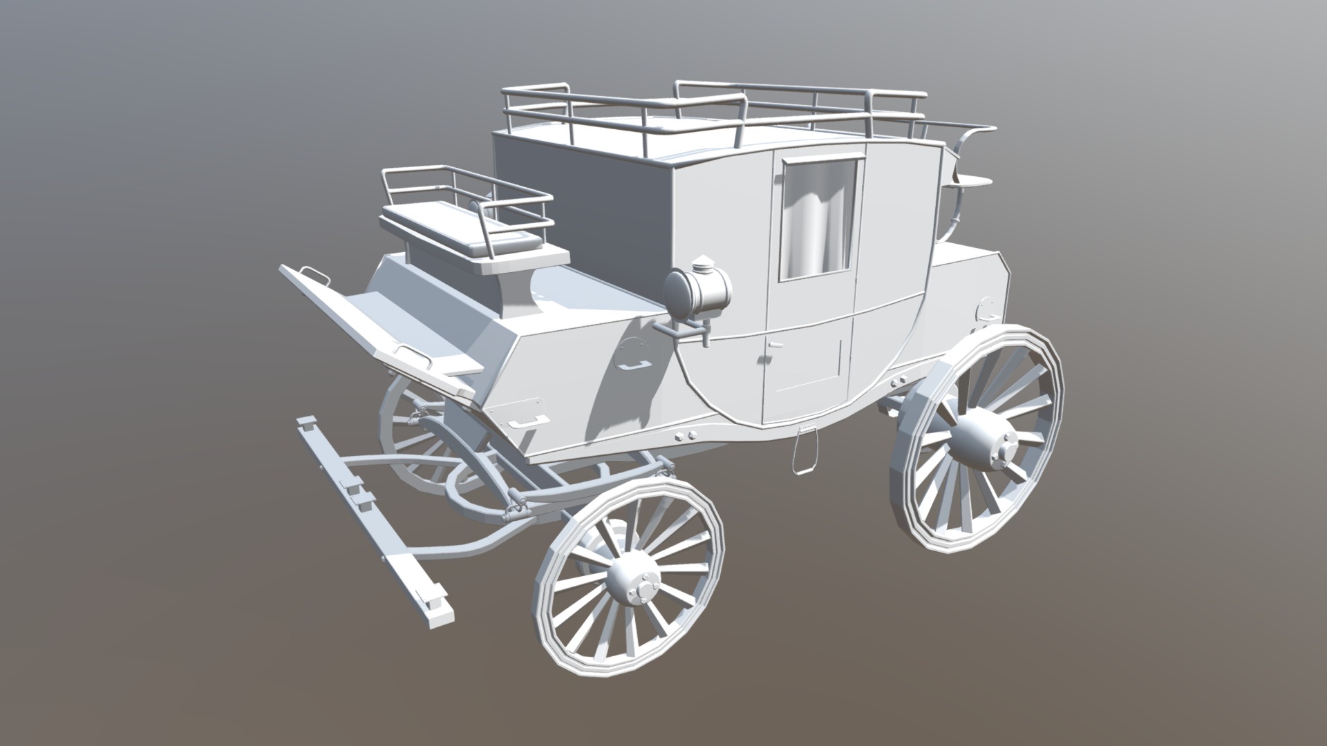 CARRIAGE - 3D model by maudecote12 [921325a] - Sketchfab