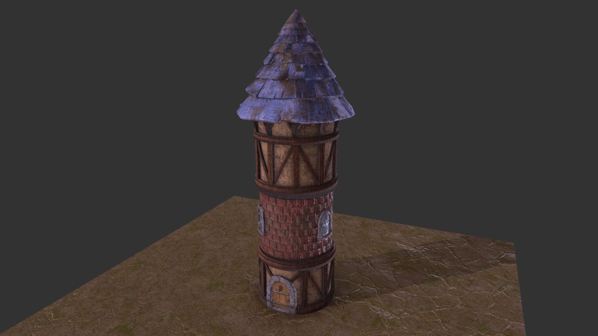 Lone Tower Texturing || Model by Aleks Boitsun - 3D model by Bobbo ...