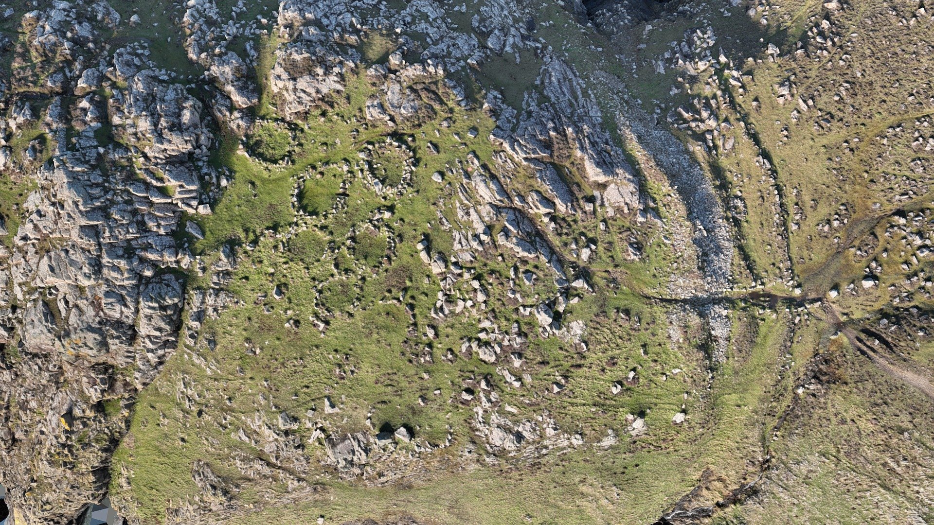 Caer Bentir | Promontory Fort, St David's Head - 3D model by CBHC ...