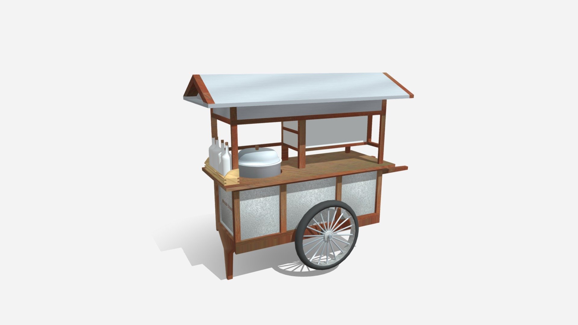 Gerobak Bakso - 3D model by Seniman 3D (@Seniman3D) [9215a91] - Sketchfab