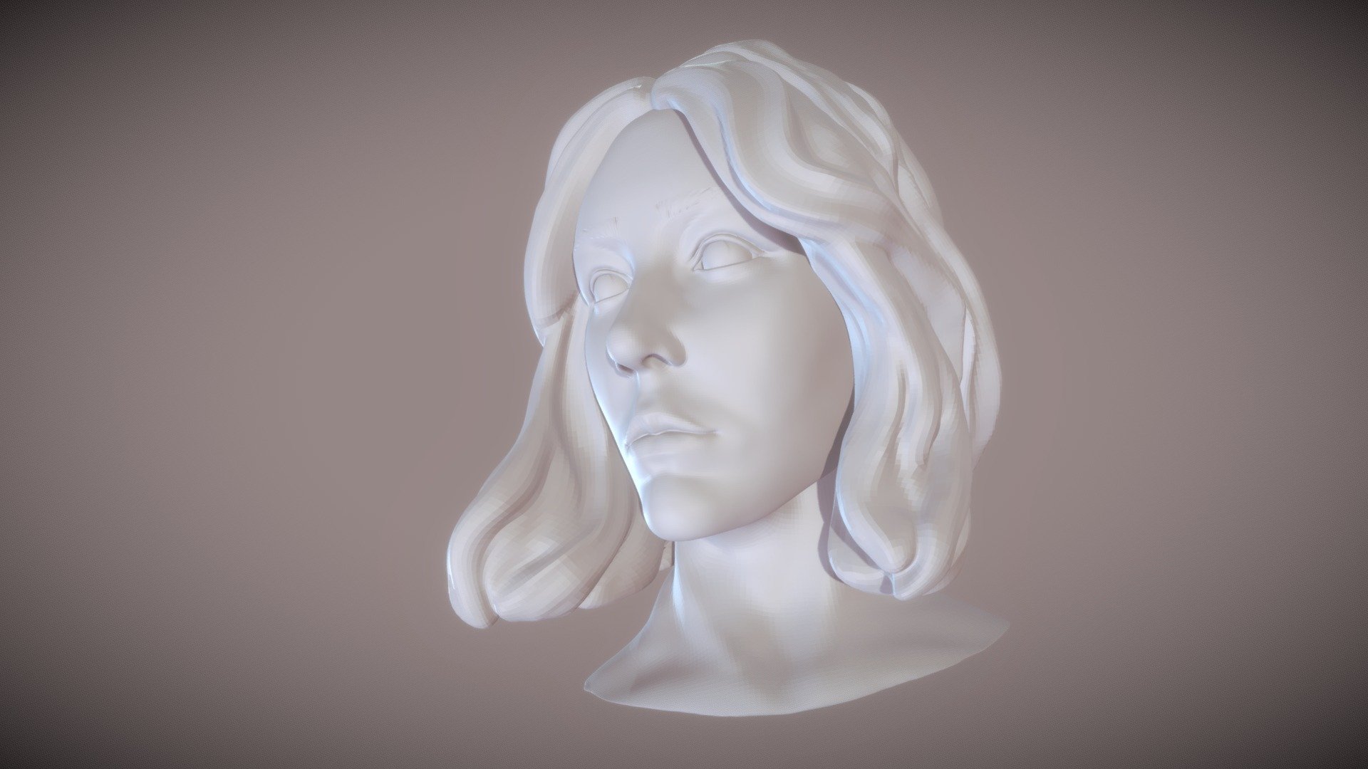 Woman head sculpt - Buy Royalty Free 3D model by LAUM (@lauminet ...