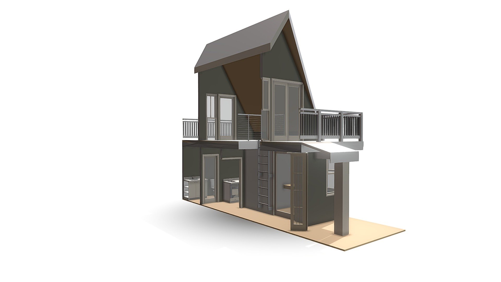 20190617- Studio ADU : Building Section - 3D model by Nicholas Alfredo ...