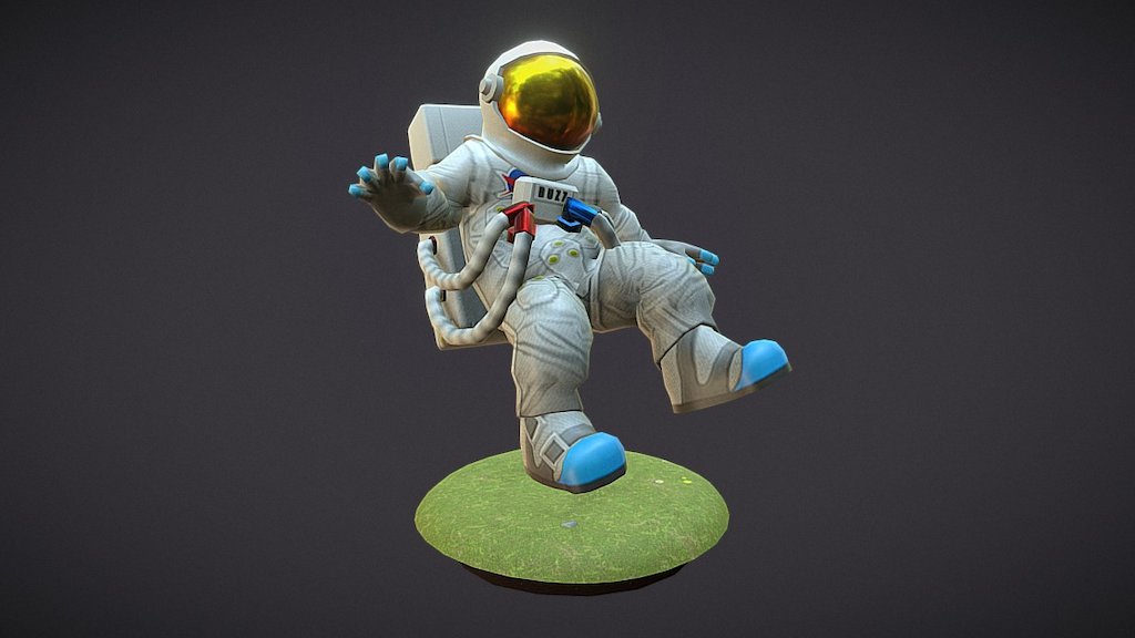 Astro Statue - 3D model by dickie3d [921750d] - Sketchfab