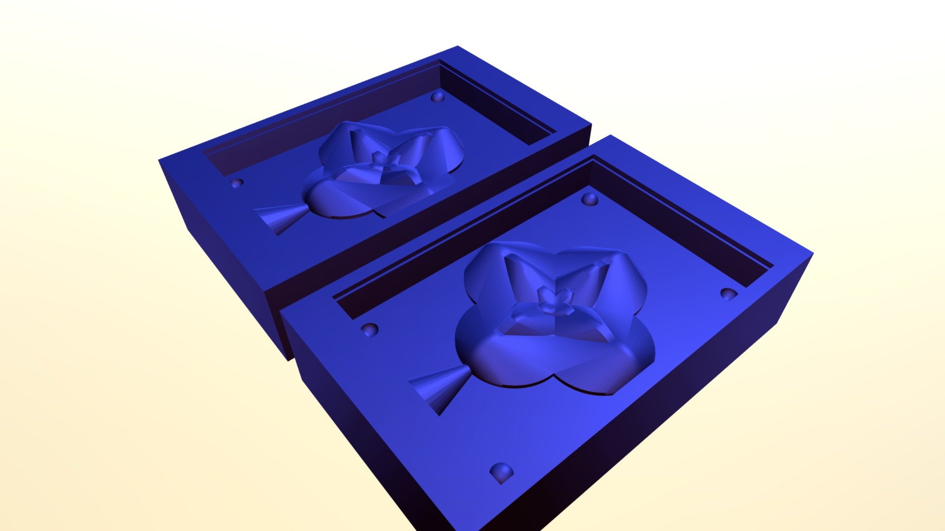 Kashigata Positive Mold - OpenSCAD - 3D model by tuengominh [9217d66 ...