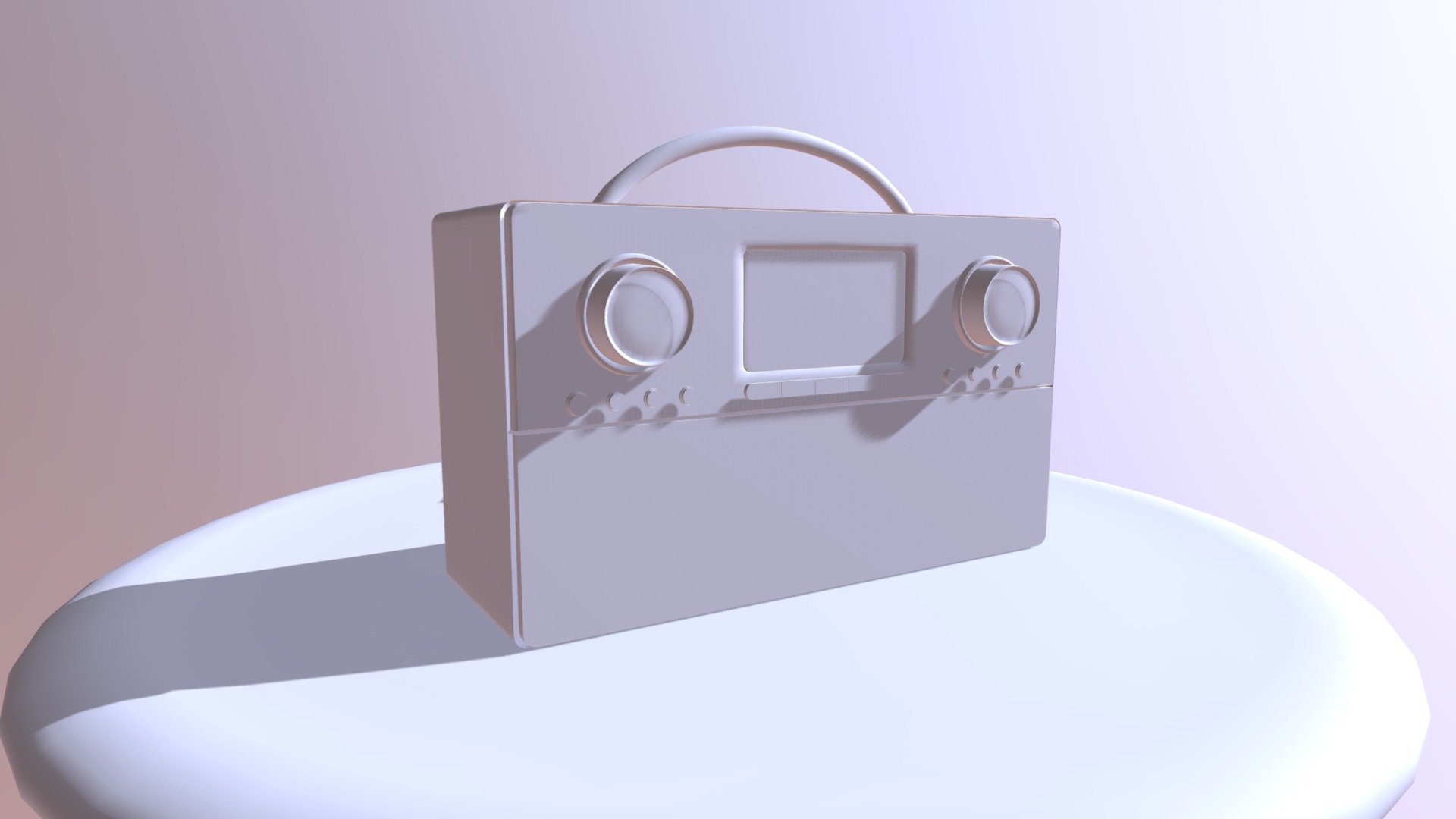 Radio Polygonal Wireframe - 3D model by veronica.grifa (@conica.vg ...