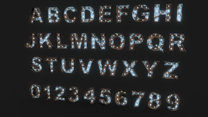Numbers 3D models - Sketchfab