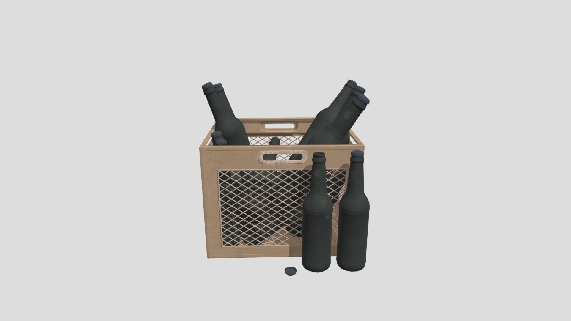 Beer Bottle' Box - Low Poly - Download Free 3D model by ipadre [921d8ec ...