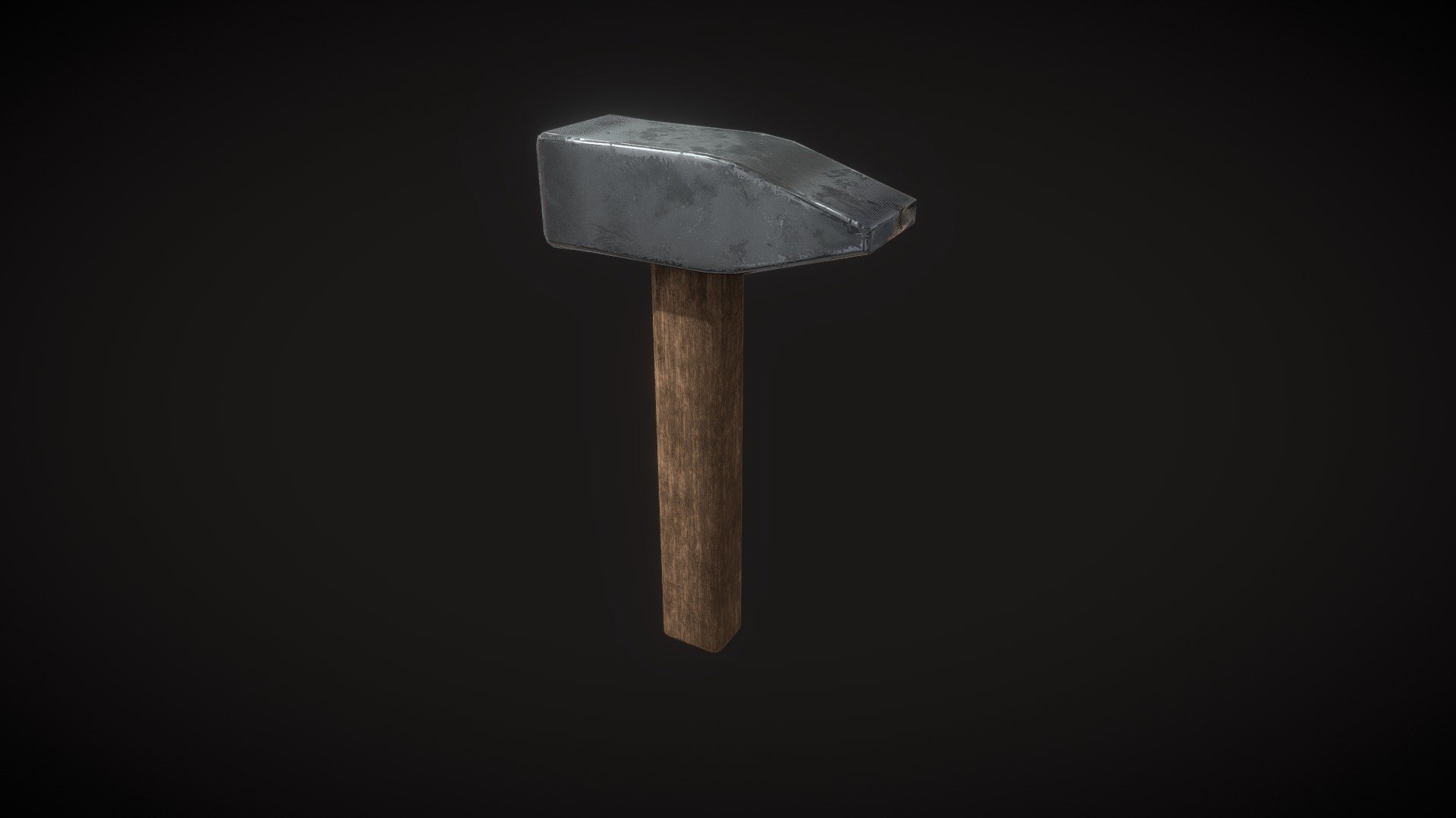 Hammer - gameready, lowpoly - Download Free 3D model by Dokazvo ...