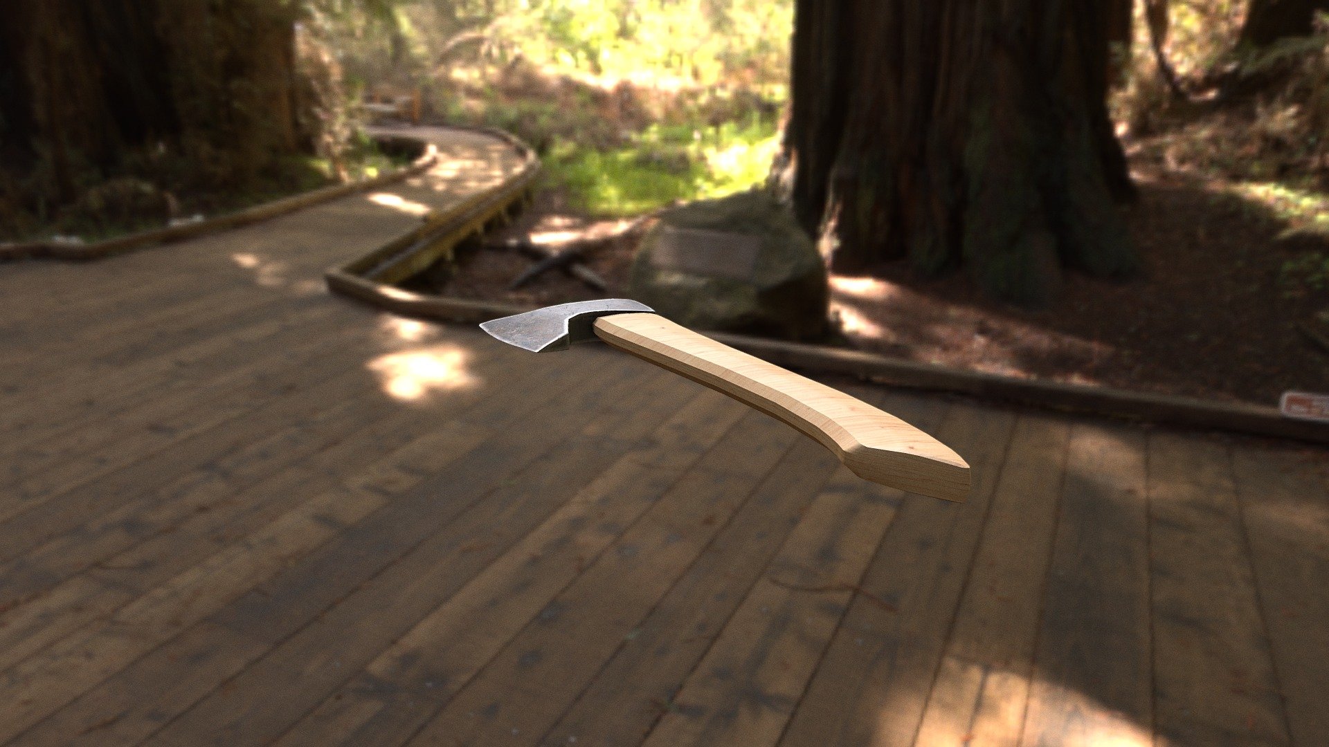 Hatchet - 3D model by Forsworth [921fcd1] - Sketchfab