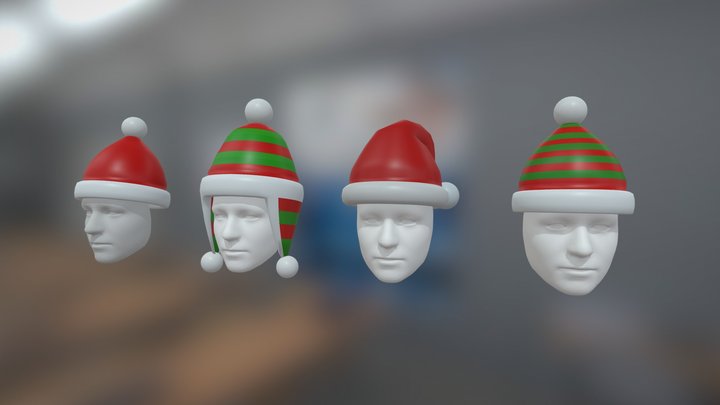 Santa-claus-hat 3D models - Sketchfab
