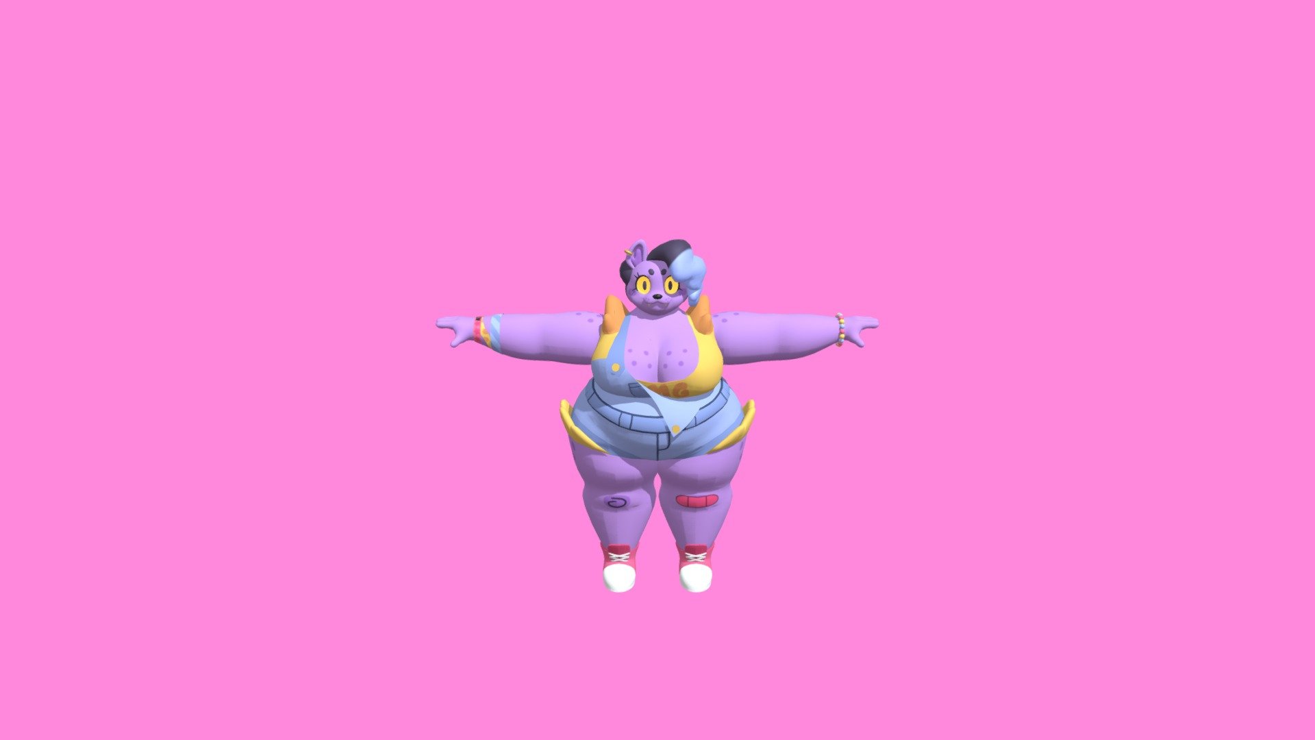 Catty - 3D model by Blooper (@BlooperStupid) [921ffcc] - Sketchfab